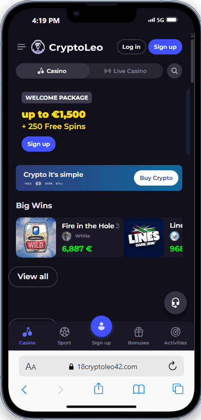 Cryptoleo Casino Review (Sportsbook & Casino) 2026 – Is It Safe and Legit?