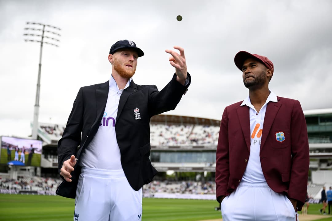 What coin is used for the toss in Cricket?