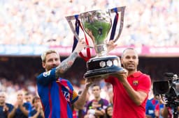 How many LaLiga titles has Lionel Messi won?