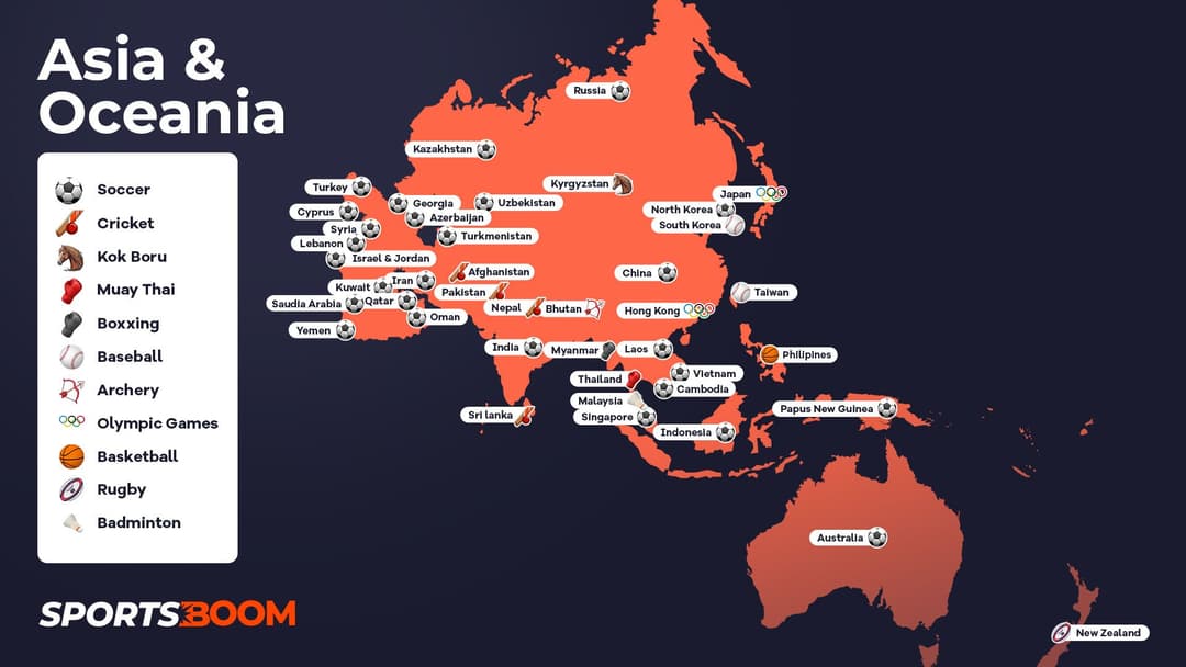 The Most Popular Sport in Every Country Across the Globe