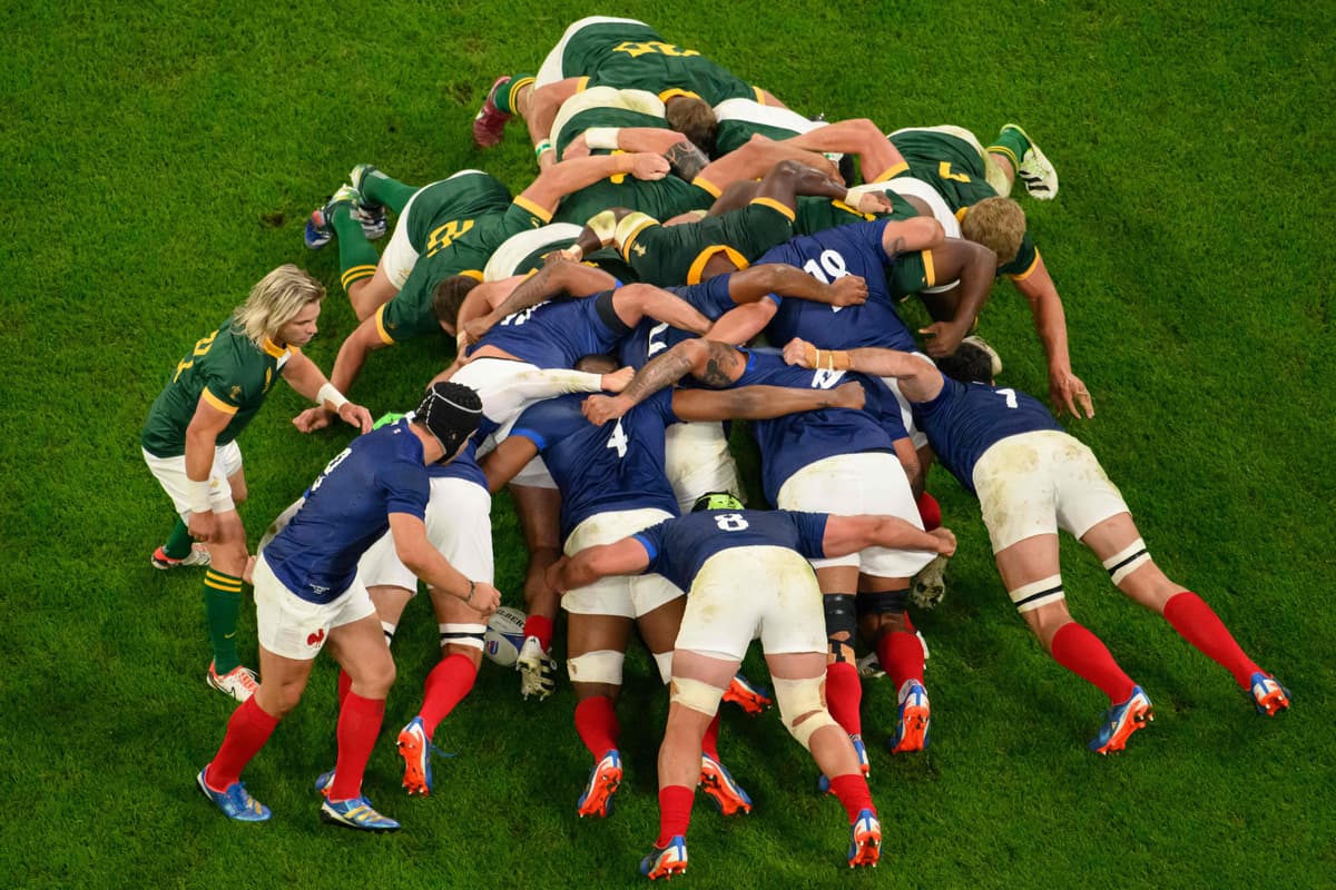 What is a Scrum in Rugby?