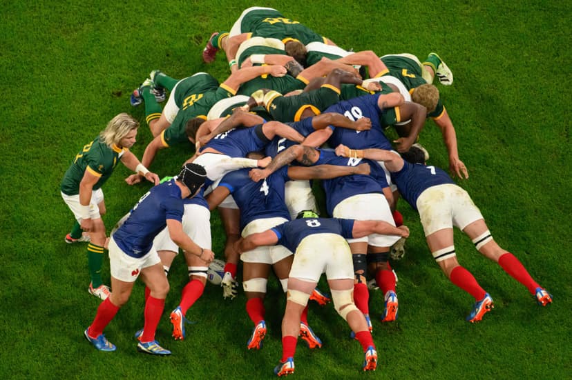 What is a Scrum in Rugby?